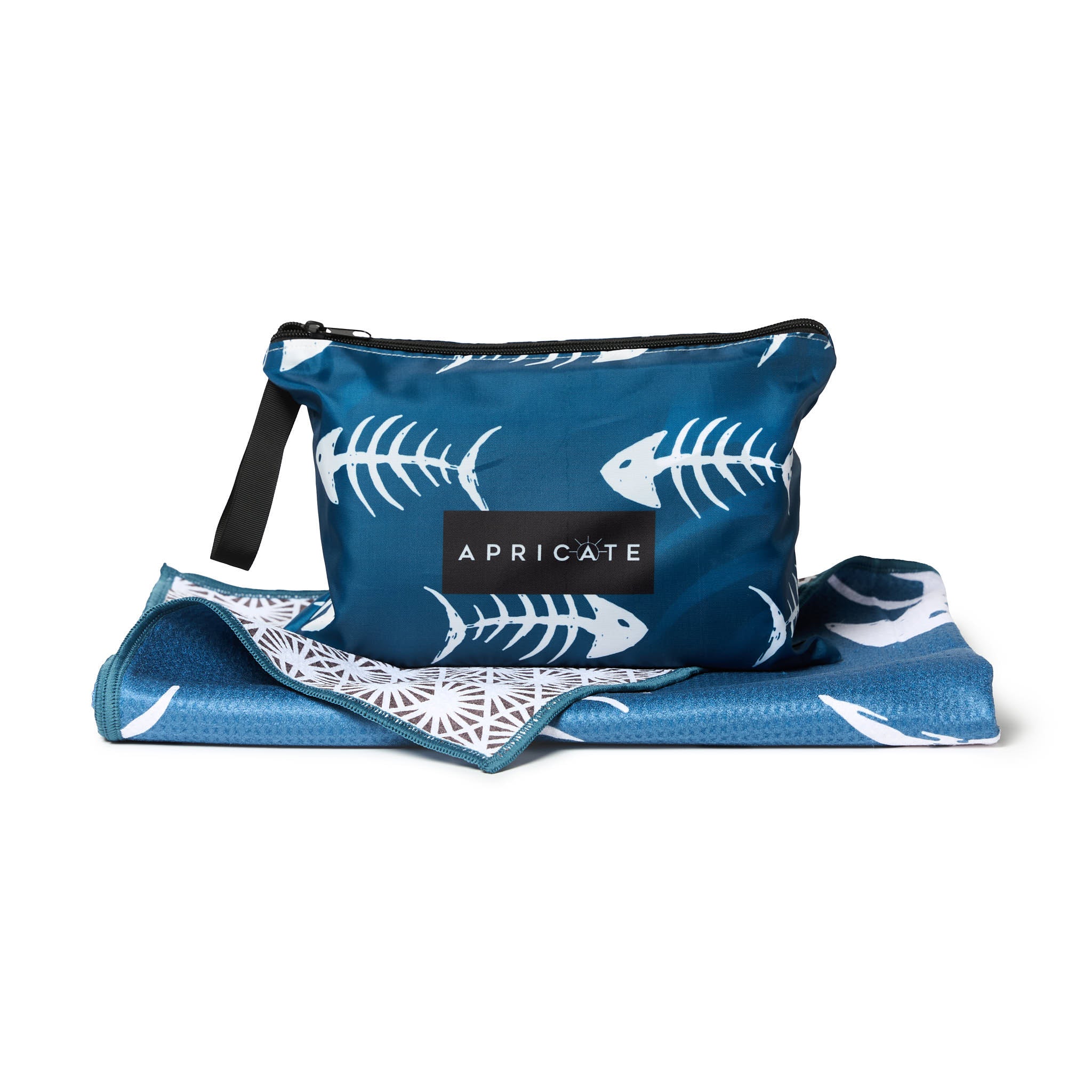 BEACH - Travel Towel | Sand-Free | Fish Bones – Apricate