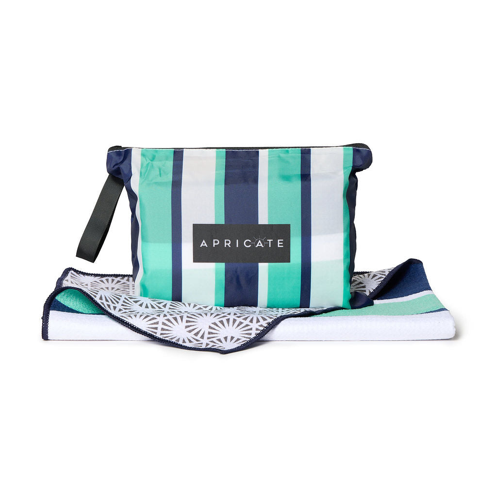 BEACH - Travel Towel | Sand-Free | The Classic - Dark Blue – Apricate