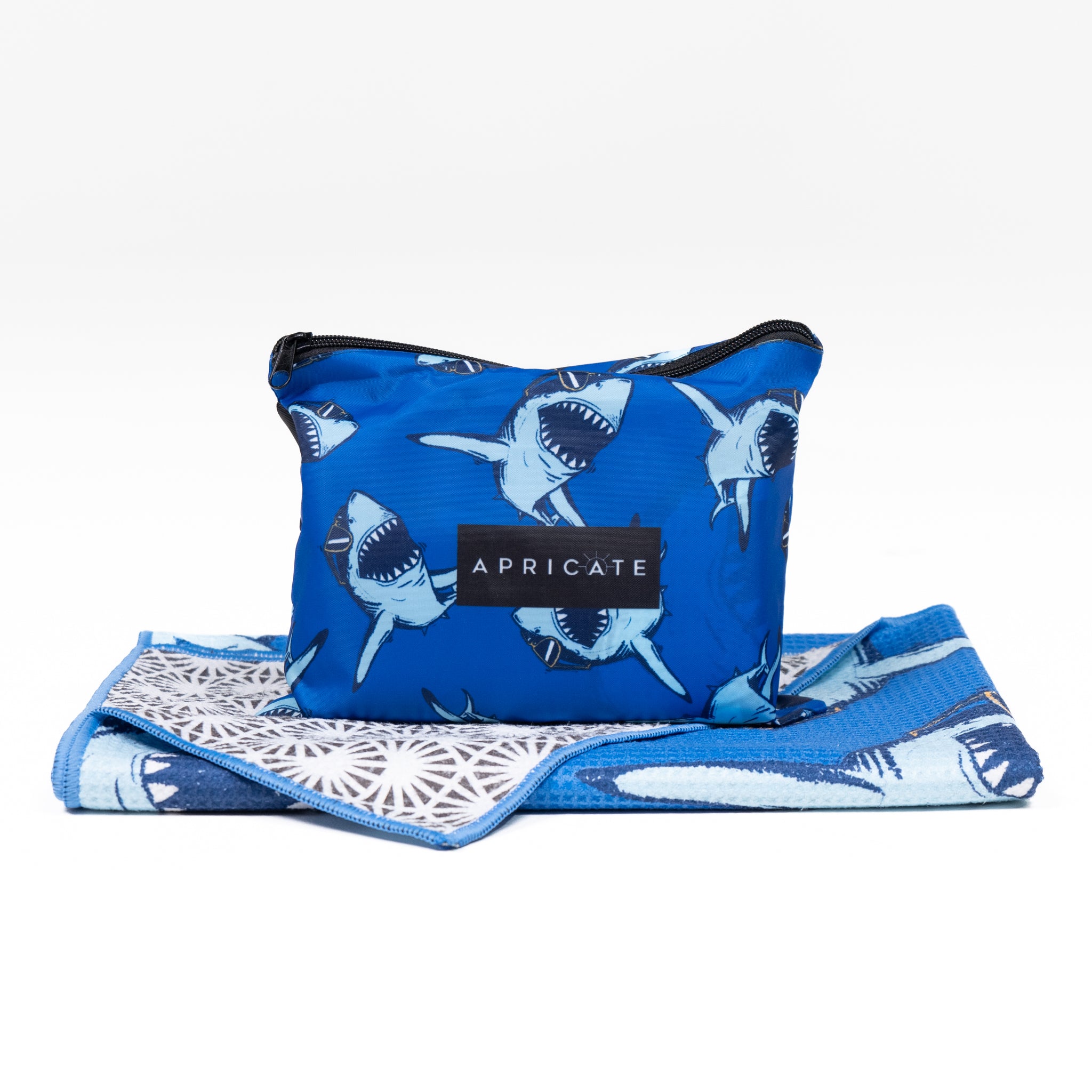KIDS BEACH - Travel Towel | Sand-Free | Sharks – Apricate